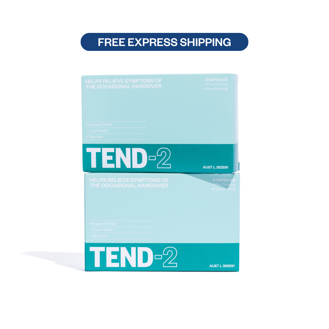 Tend-2 Hangover Aid | 80 Capsules